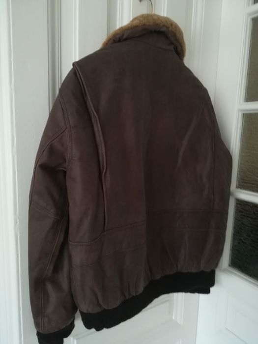 Geaca piele Pall Mall xl aviator bărbați Periam • OLX.ro
