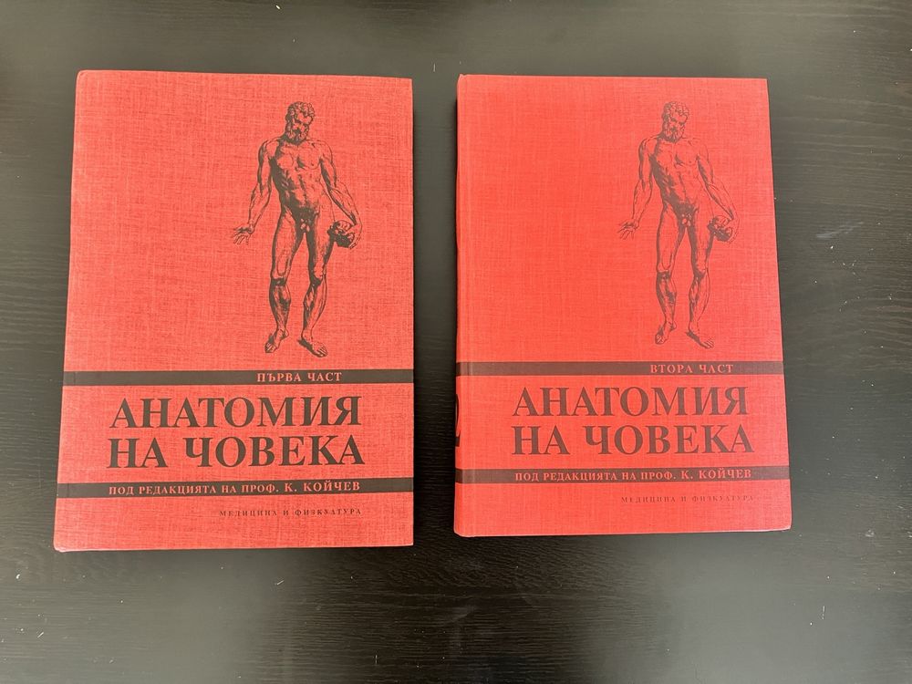 Анатомия на човека проф Койчев Част 1 и Част 2 1995 1996 гр София