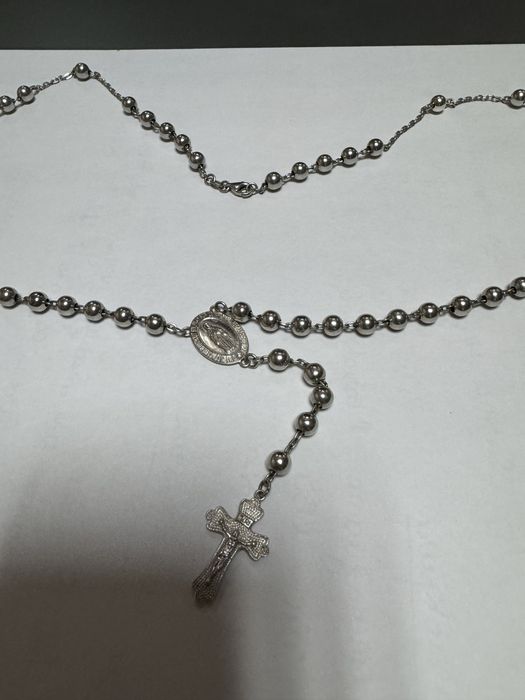 Lant/rozariu/matanii de aur alb 14k 585 Bucuresti Sectorul 4 • OLX.ro