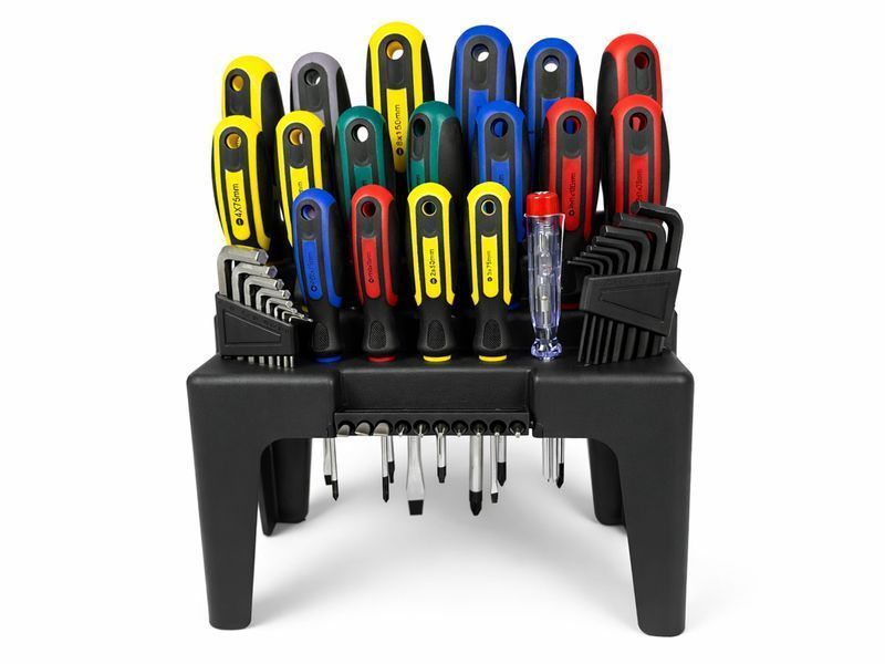 Комплект от 44 отвертки, торкс имбус звезда плоска gebo tools гр. София ...