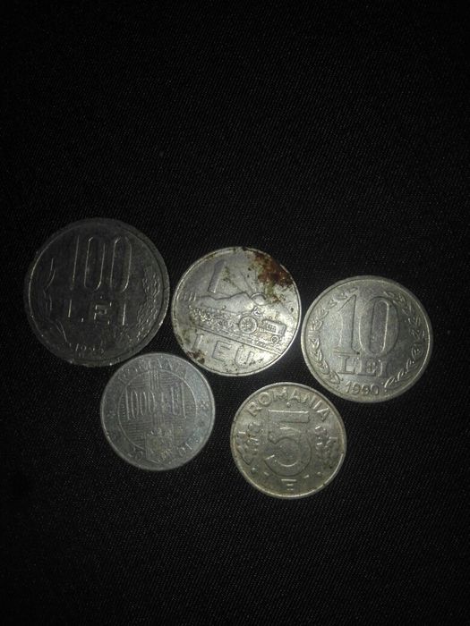 Vand opt monede vechi incepand cu anul 1816 ,100-ron toate opt Galati ...