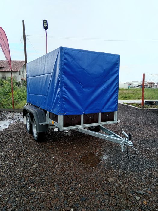 Remorca 2 axe 750kg Remo VT Sacalaz • OLX.ro