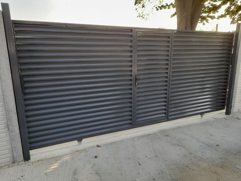 Porti metalice, porti din fier forjat,porti din rectangulara amprentat ...