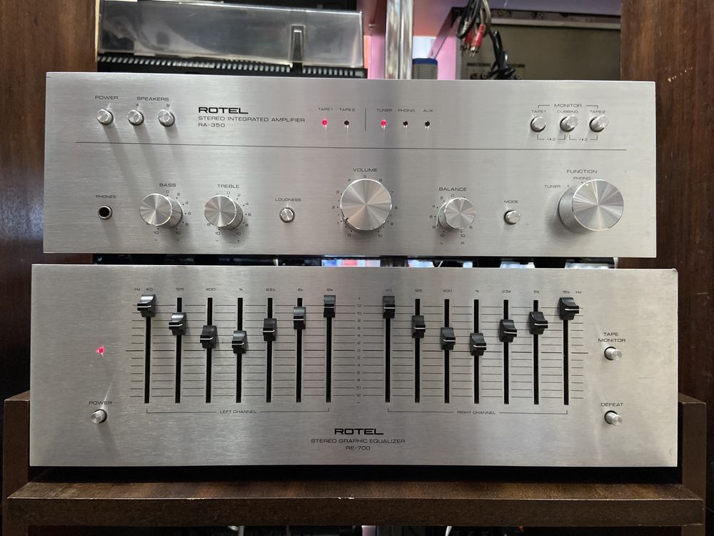 Усилитель Rotel RA350 и Эквалайзер Rotel RE700 Hi-Fi - Усилители ...