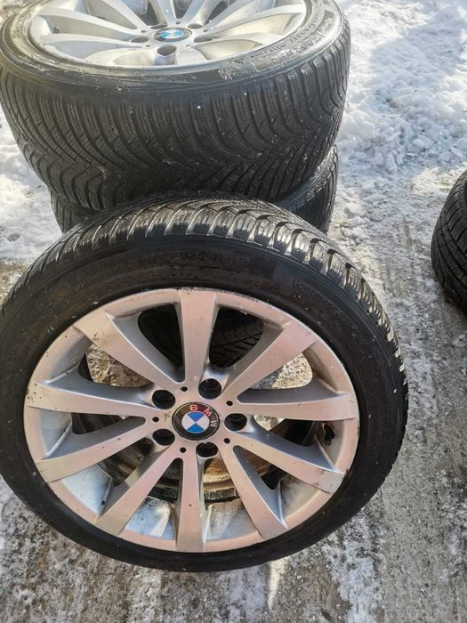 Anvelope+genti BMW 225/50R17de aluminiu M+S sau tabla set 4 bucati ...