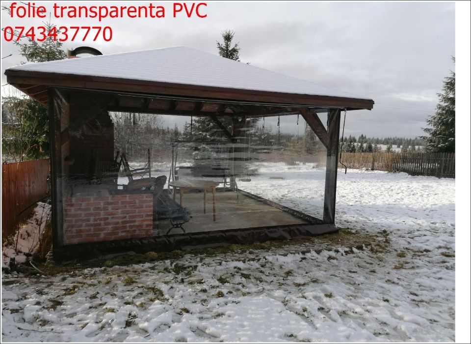 Inchideri terase folie transparenta pvc cristal uv Cluj-Napoca • OLX.ro