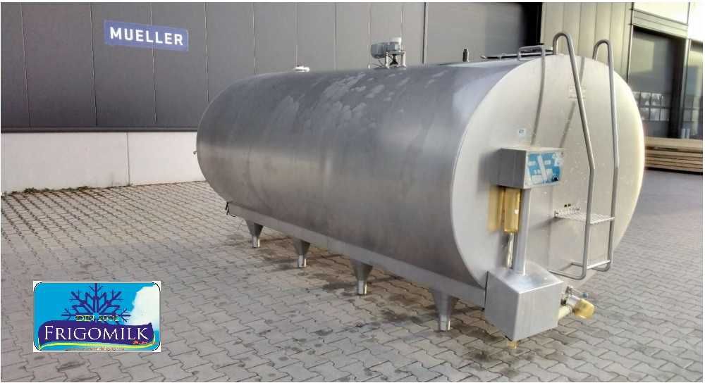 TANC LAPTE , BAZIN RACIRE , Racitor lapte MUELLER 9000 litri , complet ...