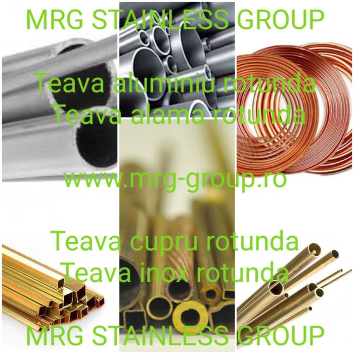 Teava aluminiu patrata 50x50 Profil bara tabla dural alama cupru inox ...