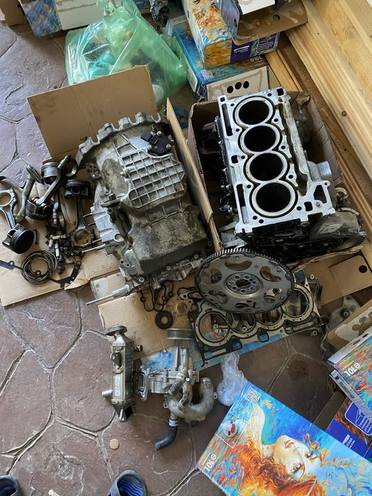 Bloc motor 55273835, fisurat intre camasi pistoane, Alfa Romeo Stelvio ...