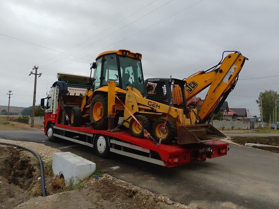 Închiriez buldoexcavator bobkat excavator compactor Nisip Balast Piatr ...