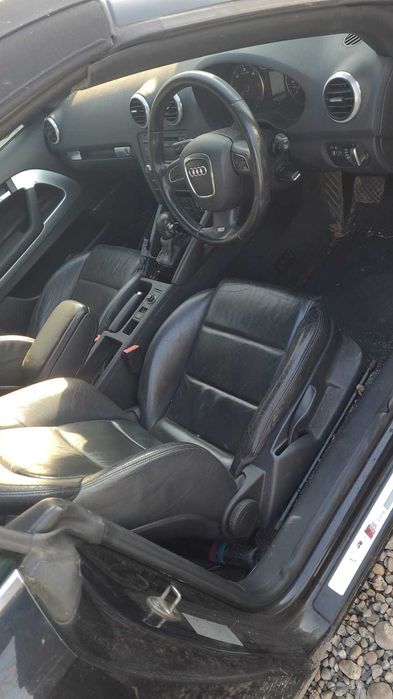Dezmembrez audi A3 8p Cabrio 2.0 tdi cff 140 cai cutie dsg 90.000 km ...