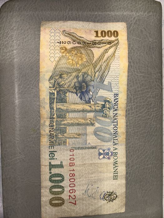 Bancnote 1000 lei din anul 1998 Vulturu • OLX.ro