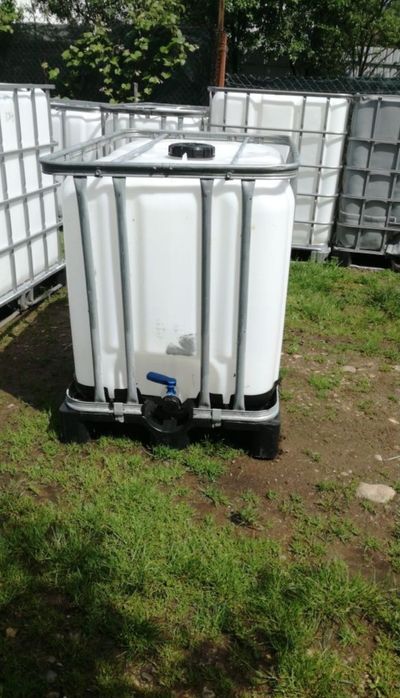 Rezervor butoi recipient cub bazin plastic ibc 600 1000l fosa septică ...