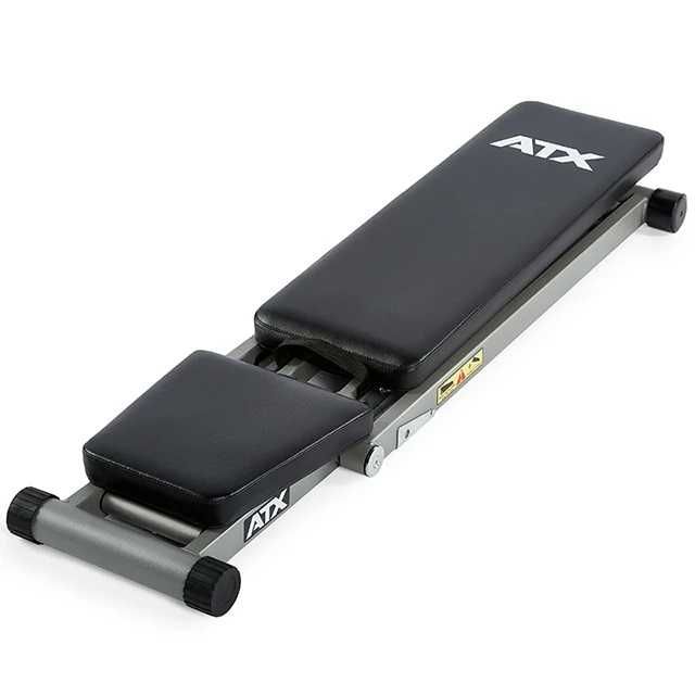 Сгъваема Пейка ATX Weight Bench Silver, Регулируема Пейка за Фитнес гр ...