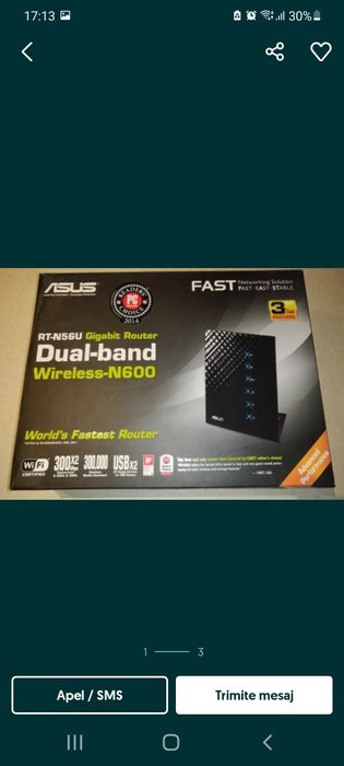 Router Asus RT-N56U black Diamond in cutie Bucuresti Sectorul 2 • OLX.ro