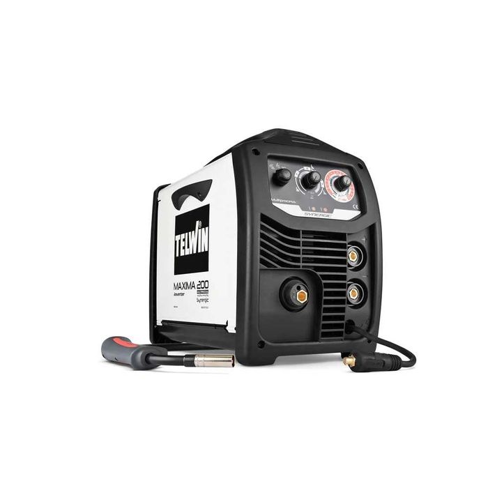 Aparat sudura cu sarma TELWIN MAXIMA 200 + tub 8L PLIN + reductor gaz ...