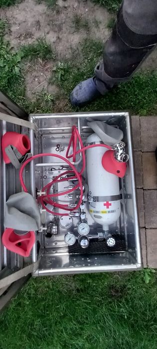 Inhalator oxigen 4 persoane / instalatie respirat oxigen Pitesti • OLX.ro