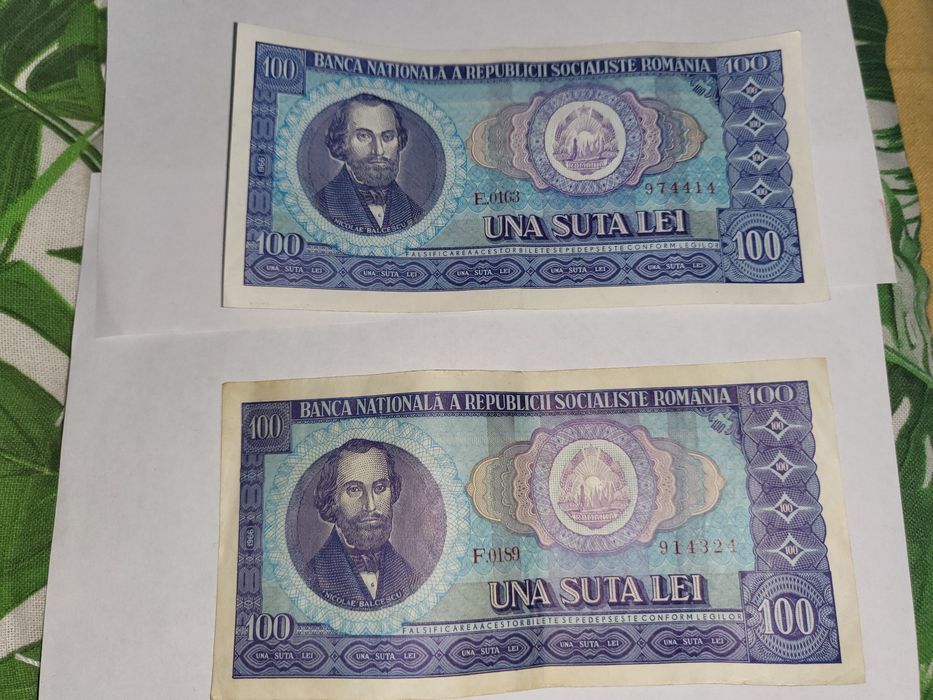 Vând bacnote de 100 lei din 1966 Ilfov Baneasa • OLX.ro