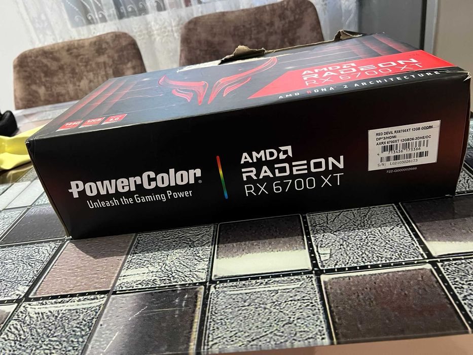 Placa Video AMD Radeon RX 6700 XT 12gb Full box 4K 8K Vatra Dornei • OLX.ro