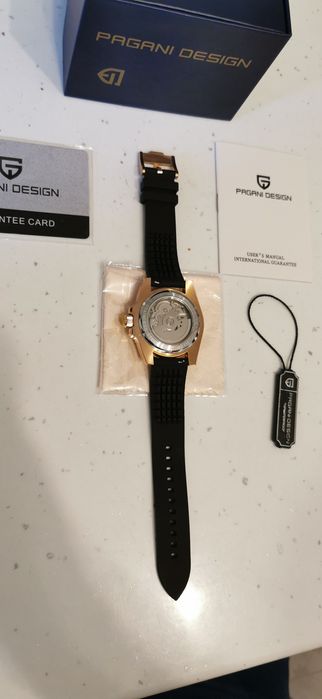 Ceas automatic 40mm, inspirat de Rolex Yacht Master, Seiko NH35A ...