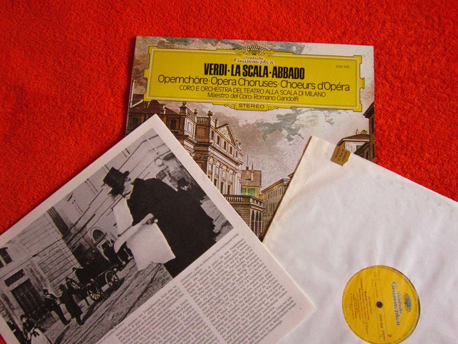 Rar vinil Verdi La Scala -Claudio Abbado-Macbeth,Otello,Nabucco,Aida ...