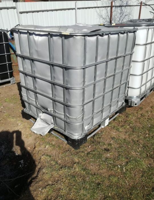 Rezervor butoi recipient cub bazin plastic ibc 600 1000l fosa septică ...