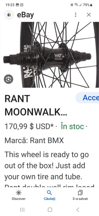 Butuc bmx Rant Moonwalker 2 Bucuresti Sectorul 5 • OLX.ro