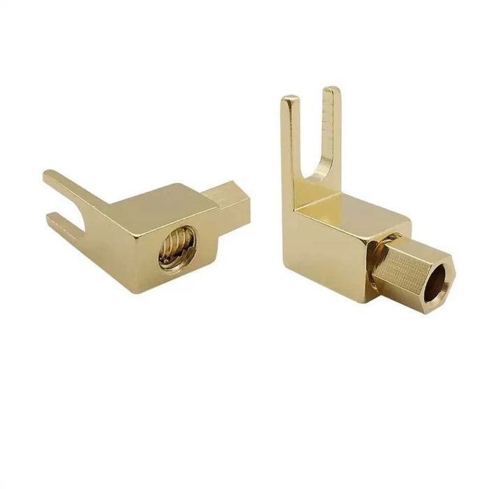 Conectori boxe amplificator ( mufa, mufe ) Nakamichi tip Y furca spade ...