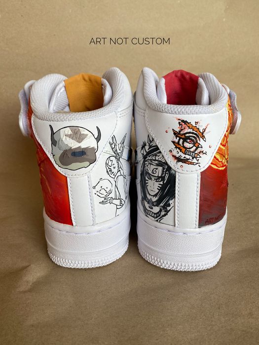 Personalizare adidasi, Naruto x Avatar The Last Airbender, air force 1 ...