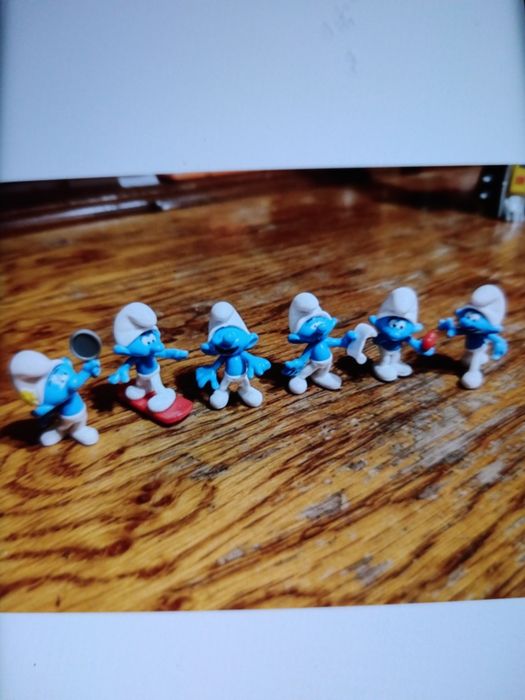 Strumfii Kaufland,strumfi,strumf,colectie figurine figurina Pitesti ...