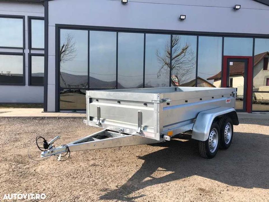 Remorca 2 axe/remorca 750 kg /remorca auto/Neptun PRO 263/129/45 Cluj ...