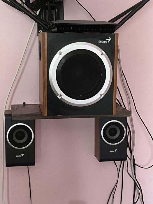 Boxe Genius SW-HF2.1 1200 Wood Ramnicu Valcea • OLX.ro