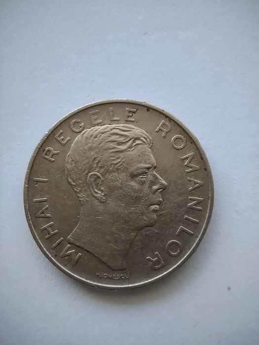 Moneda 100 lei Regele Mihai I 1943 Vaslui • OLX.ro