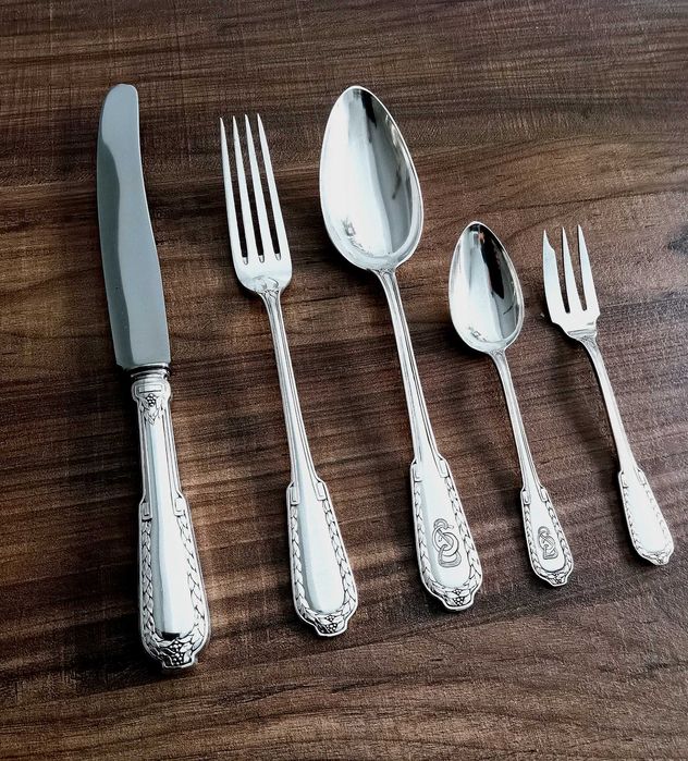 Tacamuri argint masiv 800 Bruckman anii 1900 Craiova • OLX.ro