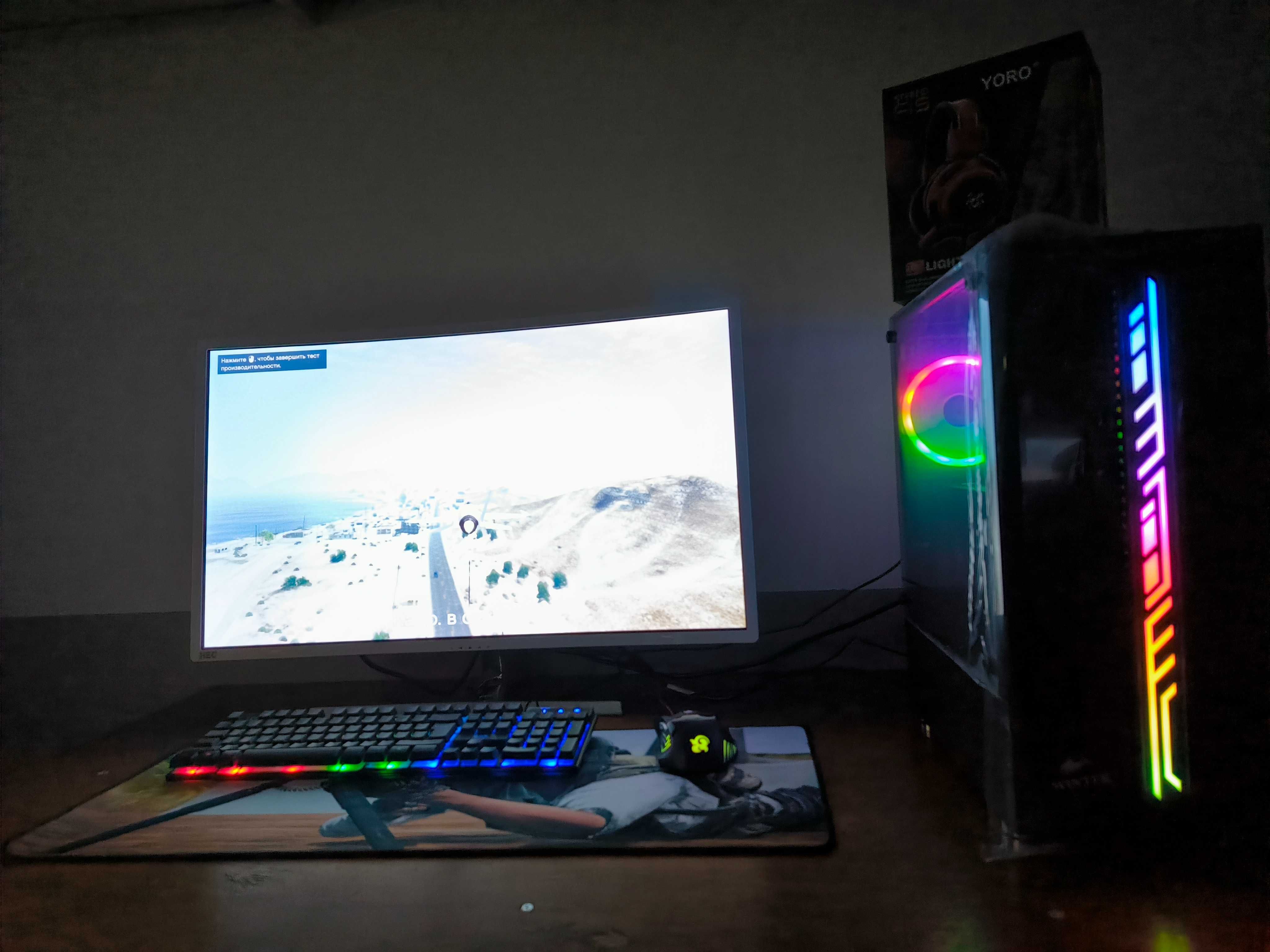 Игровой ПК с Монитором Полный Комплект, Ryzen 7 Ram 8Gb: 215 000 тг ...