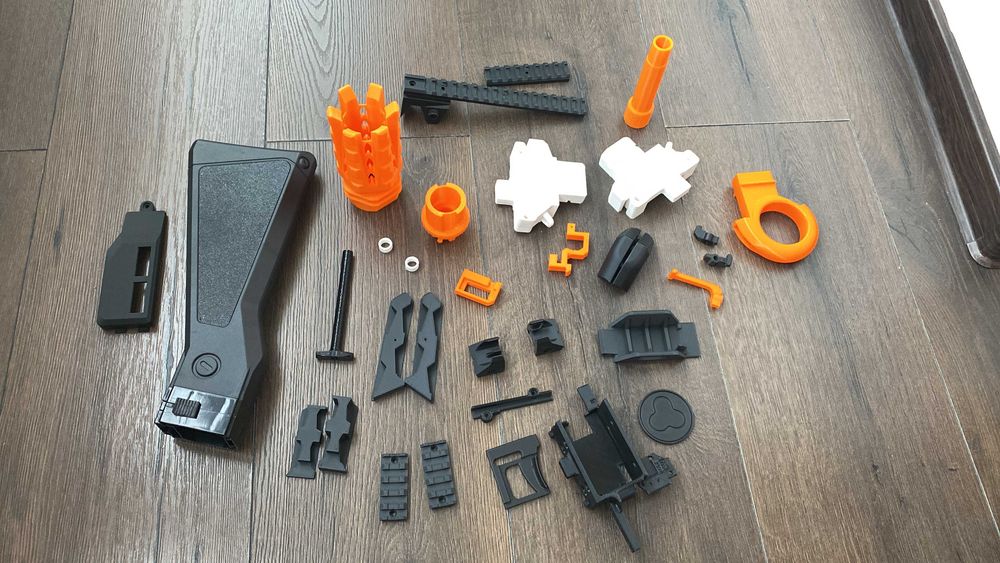 Nerf 3D Printed Parts Sfantu Gheorghe • OLX.ro