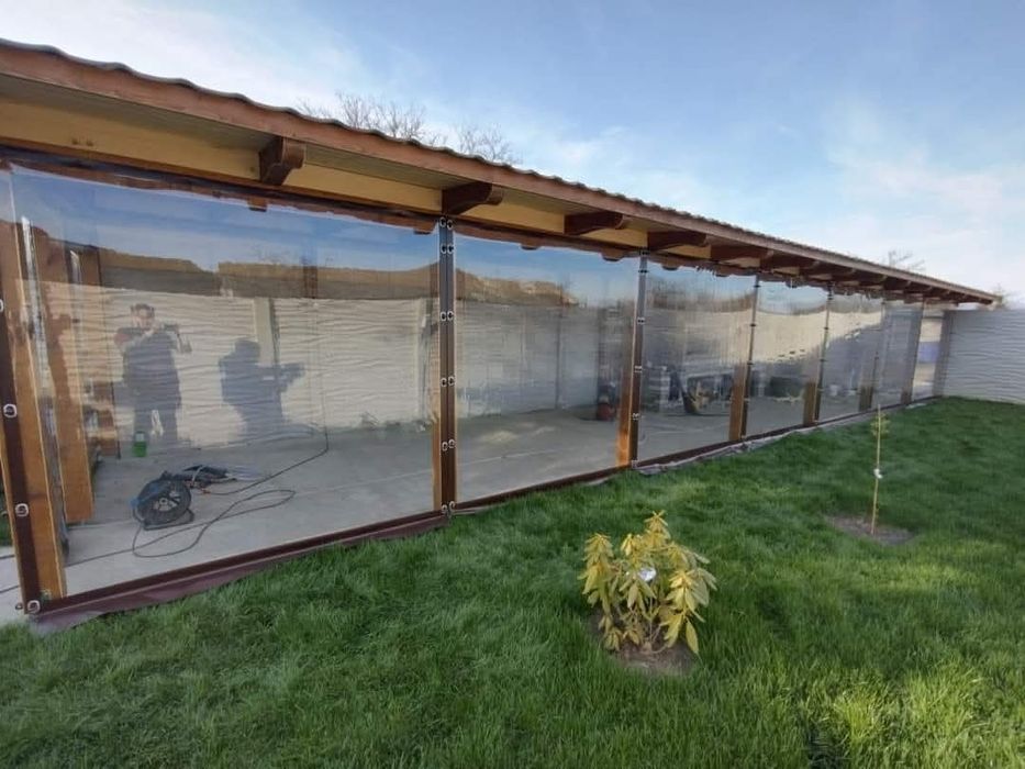 Folie terasa transparenta folii terase și foișoare Cristal premium 0,8 ...