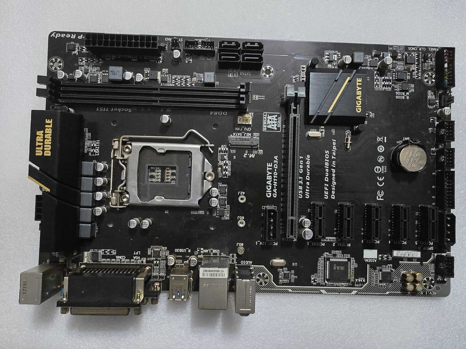 Placa de baza Gigabyte GA-H110-D3A, Socket 1151, DDR4, gen, 7th/ 6th Bucuresti Sectorul 5 • OLX.ro