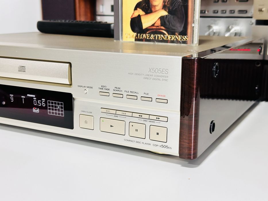 CD-player Hi-Fi SONY X505ES,Champagne,telecomandă,laterale lemn,ca NOU ...