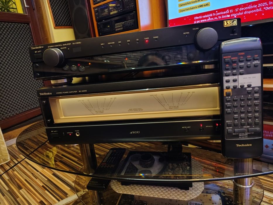 Technics SU c 909 + SU a 909 pre+power + telecomanda Craiova • OLX.ro