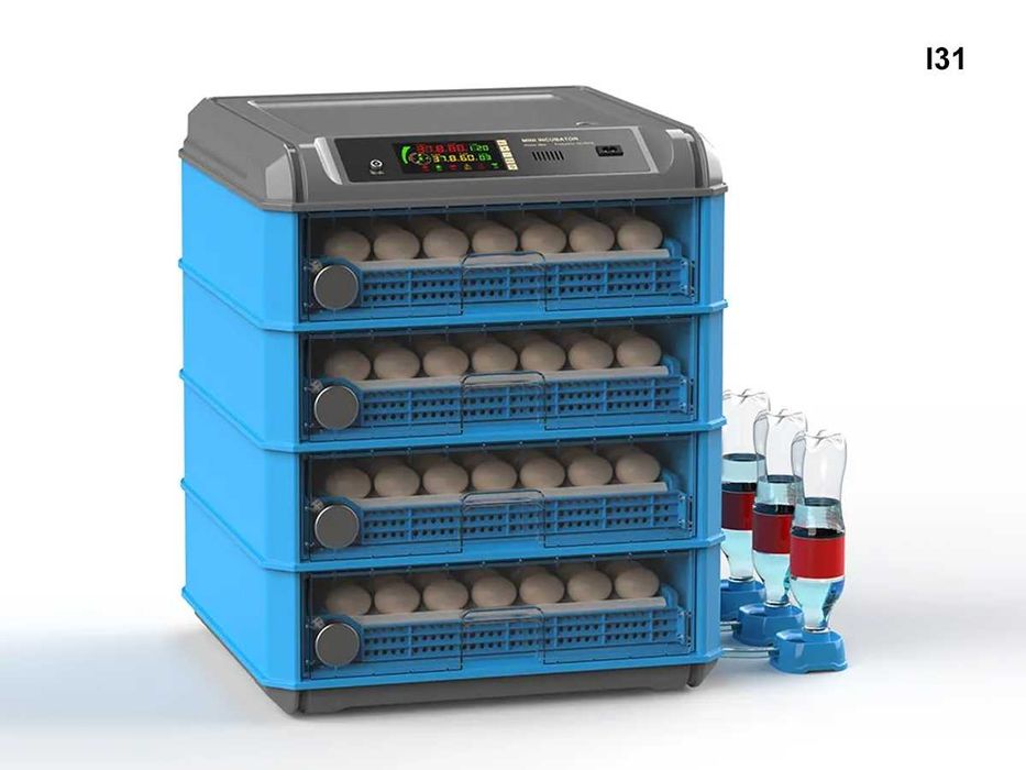Incubator Automat 256 Ouă pui Clocitoare rata gisca Eclozator Еtaje 4 ...