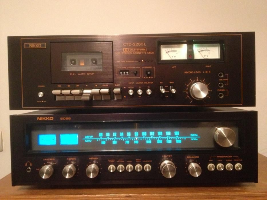 Linie Audio NIKKO : Amplituner 5055 + Deck CTD -2200L -Japan/Impecabil ...