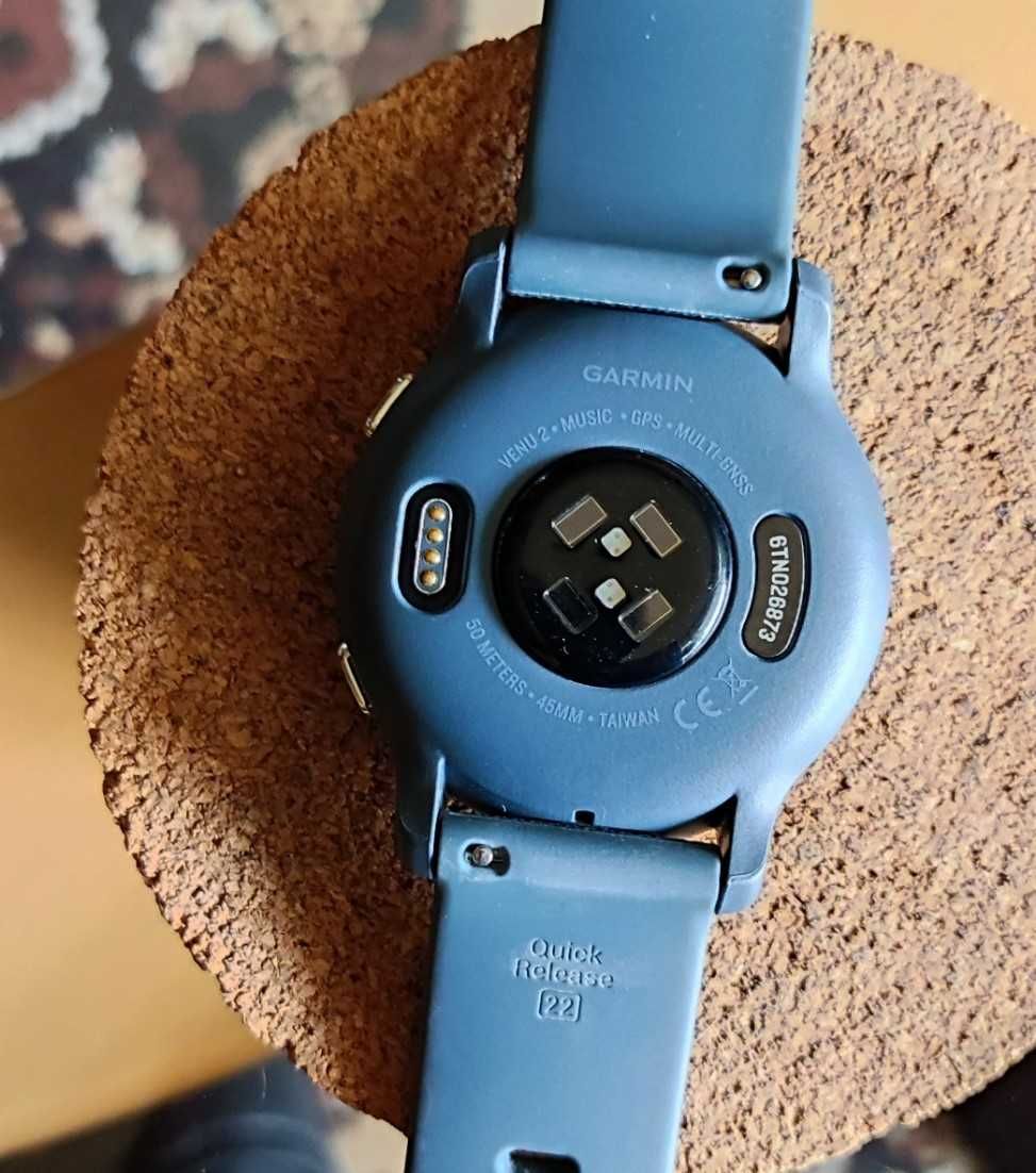 Часовник Garmin VENU 2 Silver/Graphite Blue гр. Сливен Българка • OLX.bg