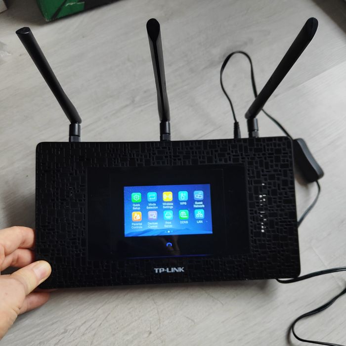 Router wireless TP-LINK Touch P5 AC1900 Gigabit Touch Screen dual band ...