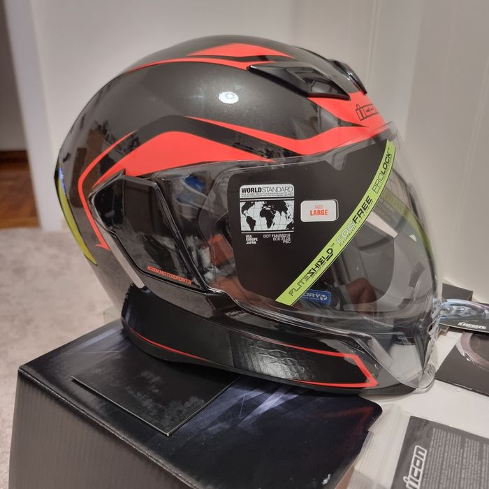 Casca moto Icon Airflite™ Crosslink Red Bucuresti Sectorul 4 • OLX.ro