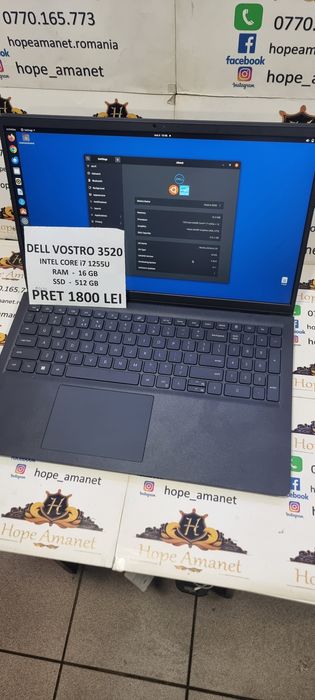 Hope Amanet P6 Laptop Dell Vostro i7 #153635 Bucuresti Sectorul 4 • OLX.ro