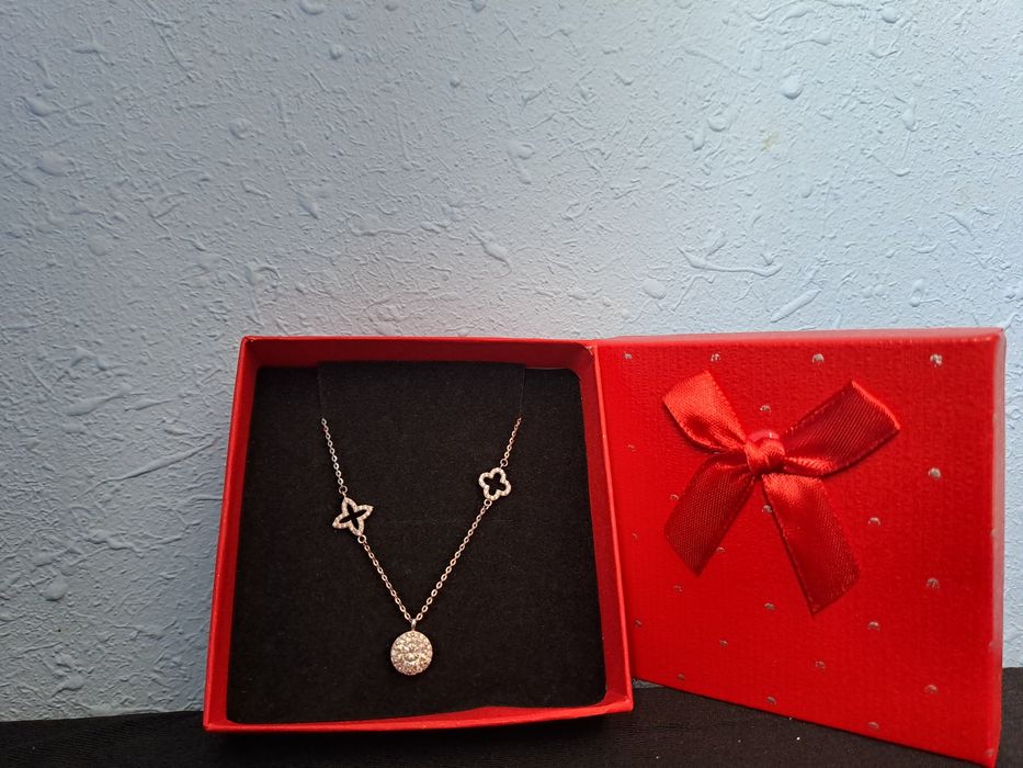 Ново Сребърно колие С925 с мойсанит Van Chef гр. София Център • OLX.bg