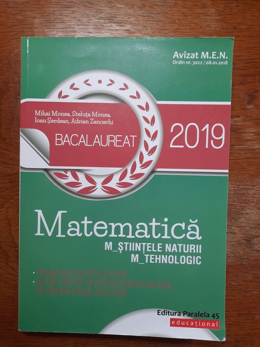 Culegere bacalaureat matematica Arad • OLX.ro
