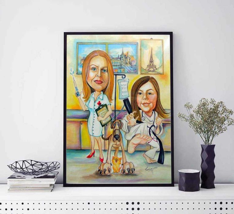 Portrete la comandă/ Caricaturi/ Tablouri Iasi • OLX.ro