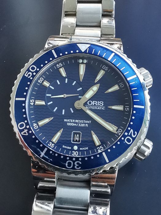 Ceas Oris Small Sekonds Diver 1000 m Automatic Bacau • OLX.ro